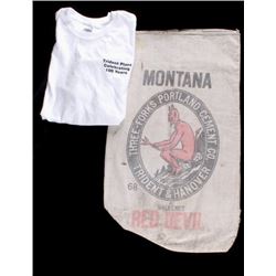 Red Devil Cement Bag & Shirt Three Forks Montana