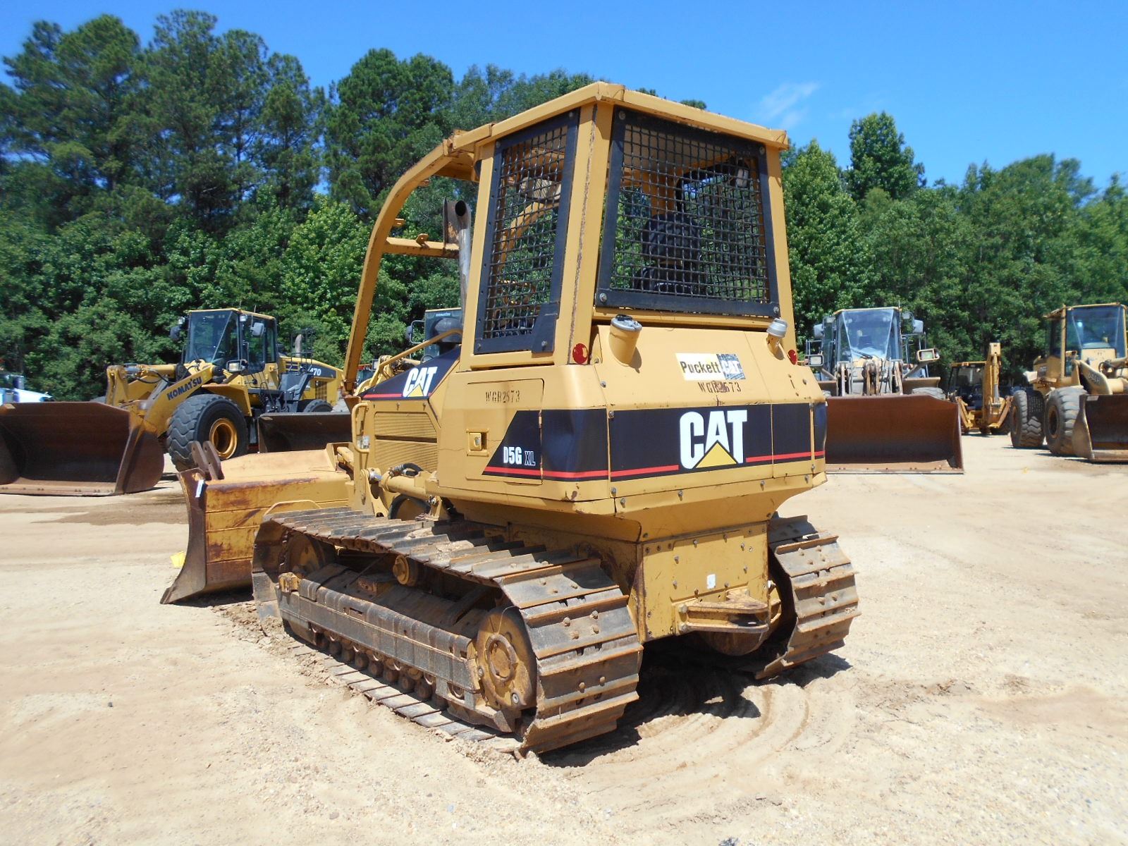 2005 CAT D5G XL CRAWLER TRACTOR, VIN/SN:WGB02573 - 6 WAY BLADE, ROOT ...