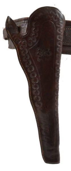 California Pattern Open Top Holster & Ammo Belt Maker unmarked ...