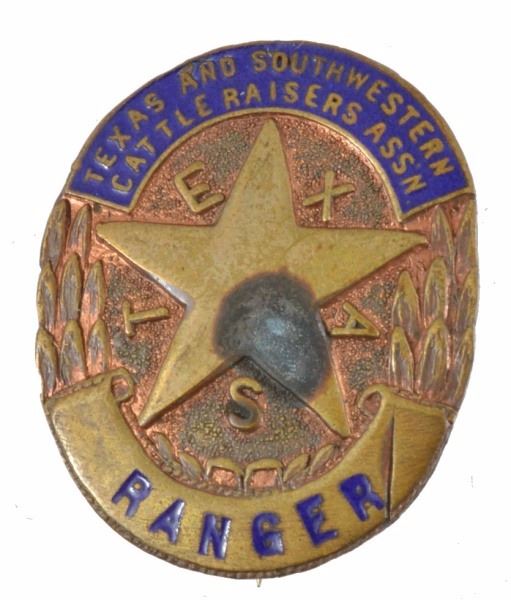 Texas Cattle Raisers Assoc. Ranger Badge