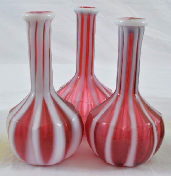 Antique Barber Bottle Collection 18 antique barber bottles