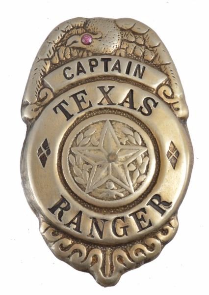Authentic Texas Ranger Captain Badge Authentic Texas Ranger Captain's ...