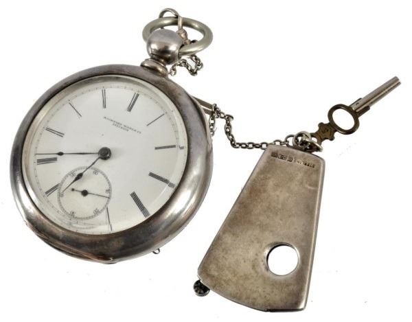 Pocket Watch Engraved Parks Saddlery Gatesville Tx Rockford Watch Co ...
