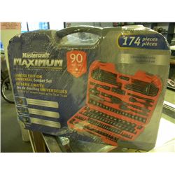 NEW MASTERCRAFT LIMITED EDITION 174PC UNIVERSAL SOCKET SET