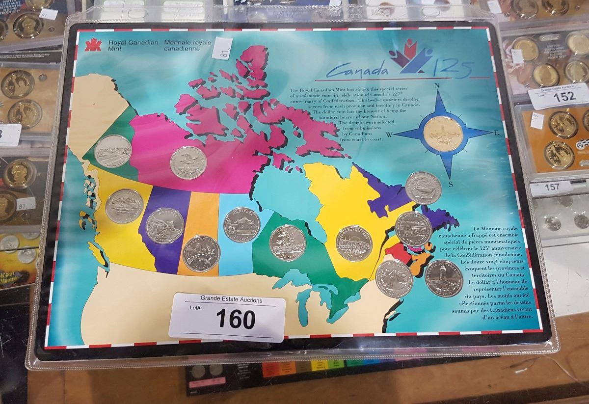 COMPLETE CANADIAN PROVINCIAL QUARTER SET