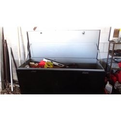 Steel job box, 5’ x 28” x 24”