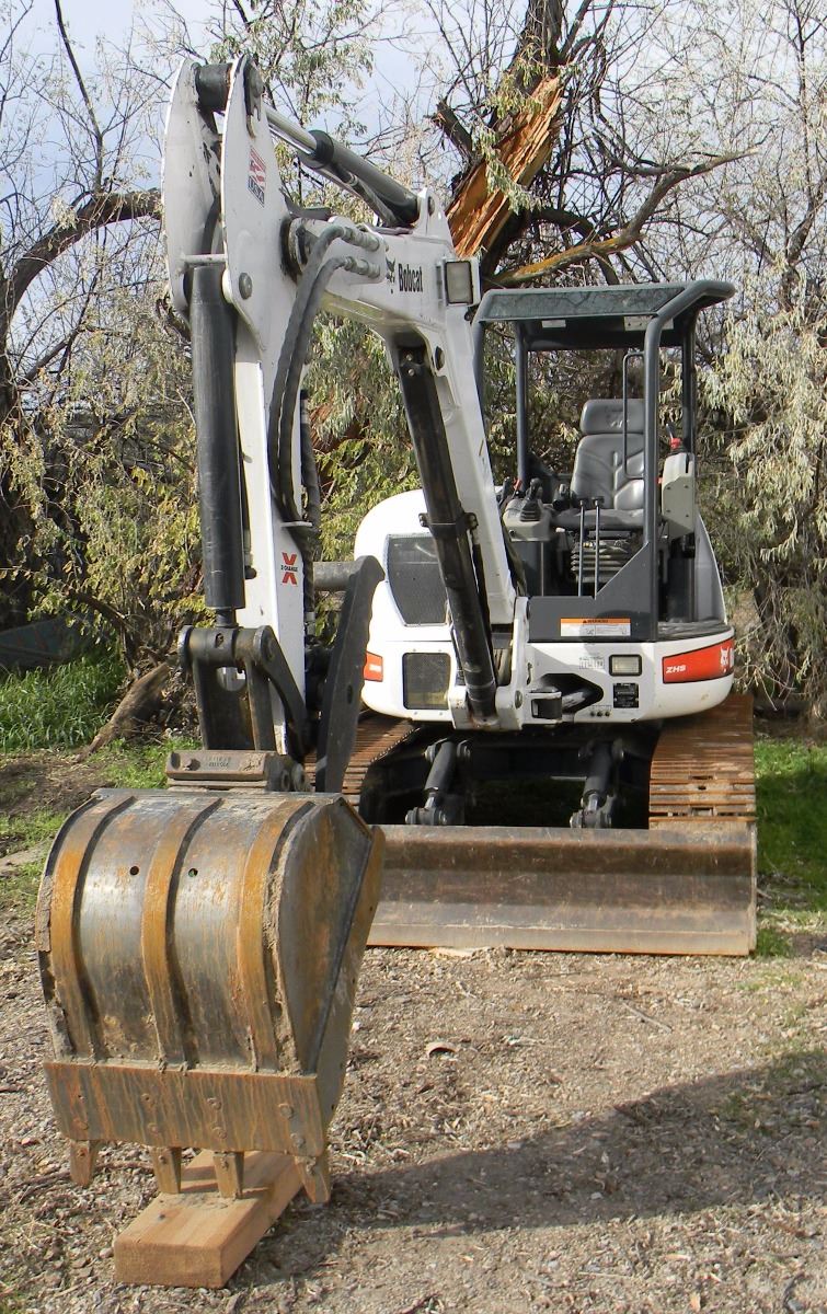 2008 Bobcat 435 Fast Track mini-excavator, Kubota 49 hp. diesel, 788 ...