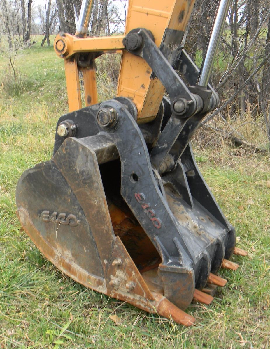 2012 Case CX160B excavator w/Esco 42” bucket & hyd. thumb, 526.6 actual ...