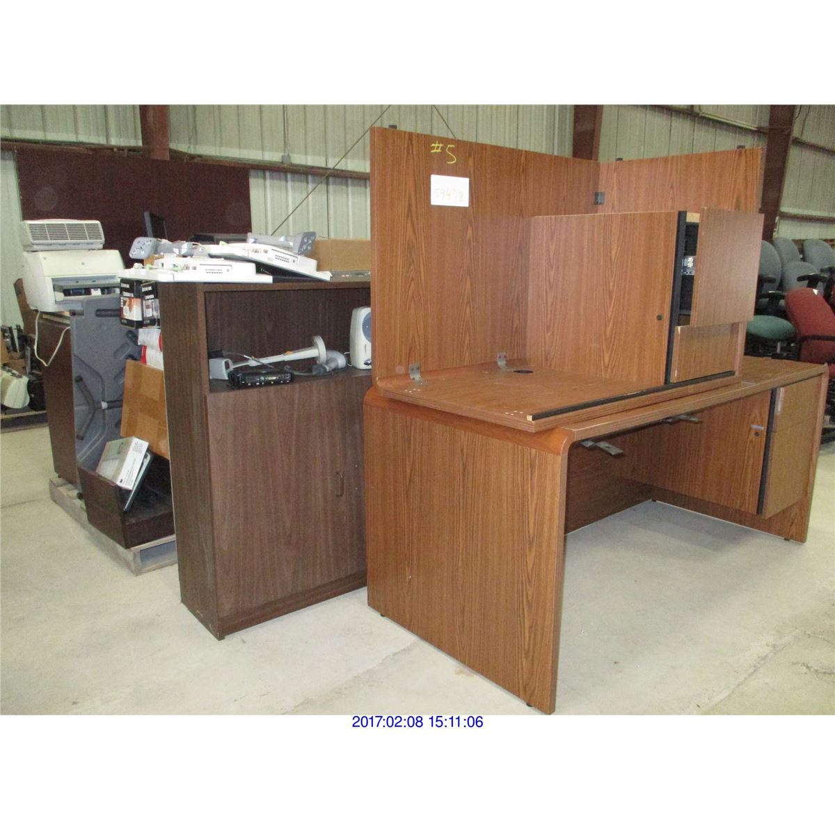 OFFICE DESK,MISC. OFFICE SUPPLIES