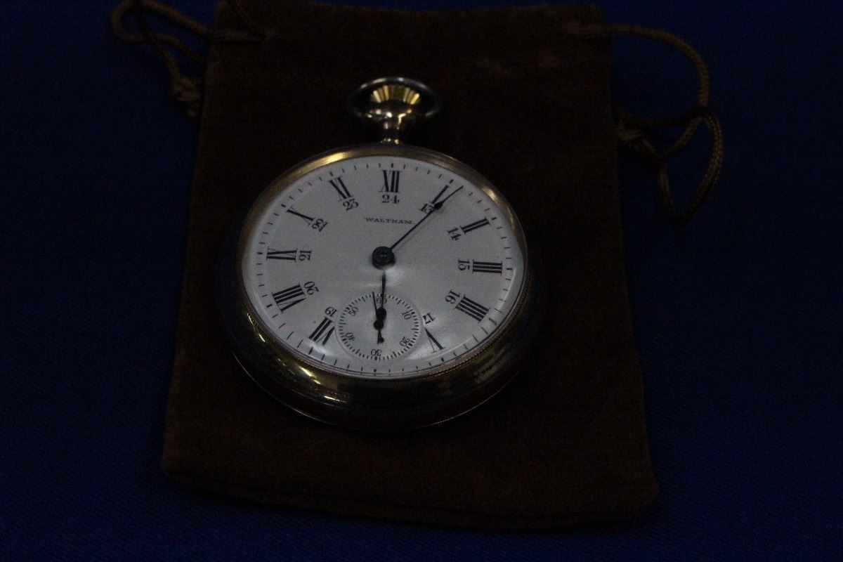 Waltham Pocket Watch S/N 1353920- w/Empress AWC Co. Gold Layered Case