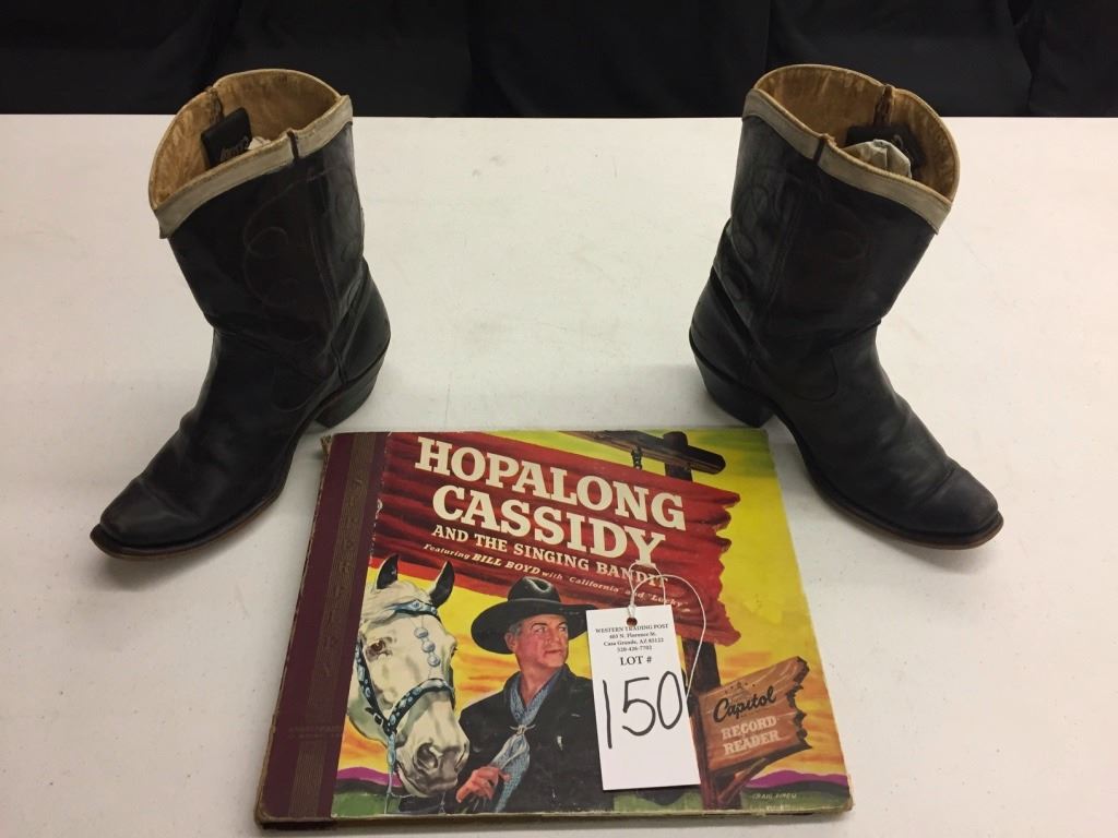 Hopalong Cassidy Book - Records - Boots