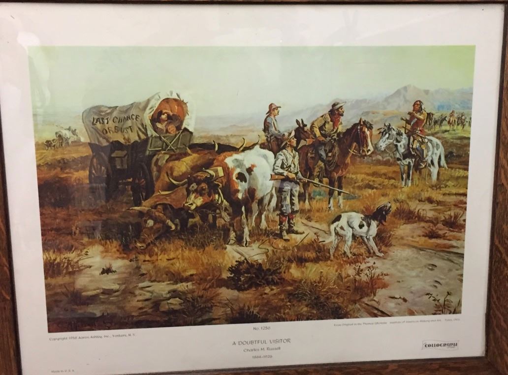 Vintage Charles Russell Print