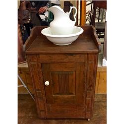Antique Wash Basin Stand and Pitcher