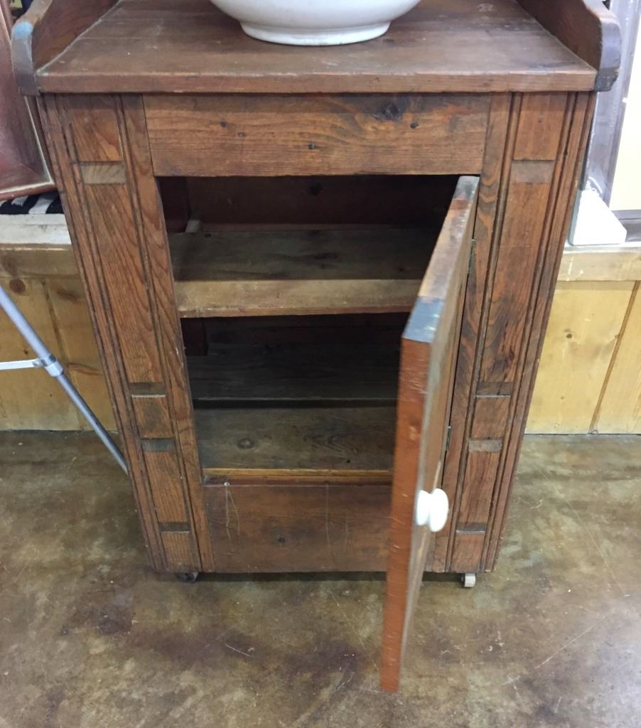 Antique Wash Basin Stand and Pitcher