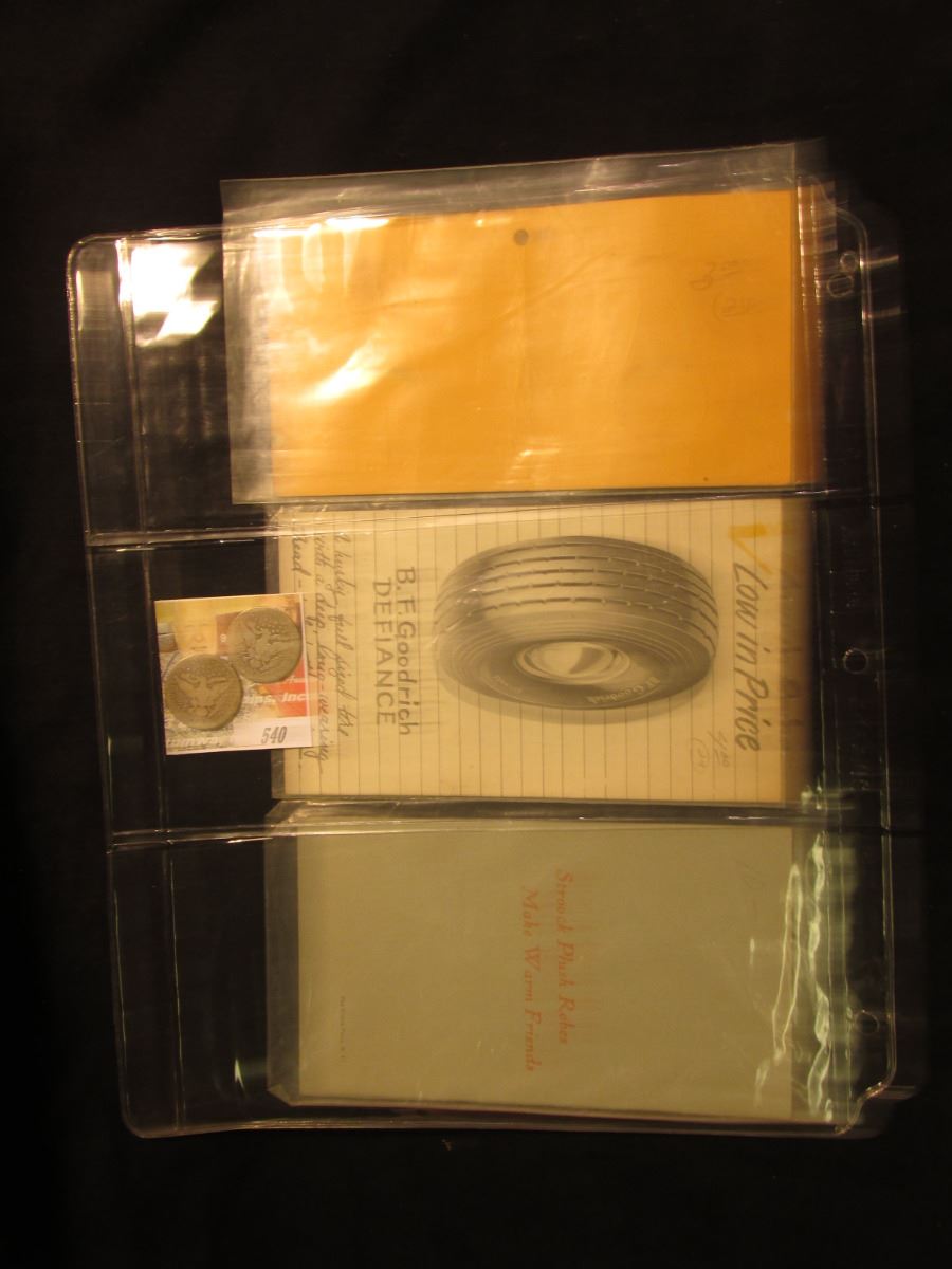 Booklet "Automobile Robes for 1917…S. Stroock & Co…New York City"; "Now ...