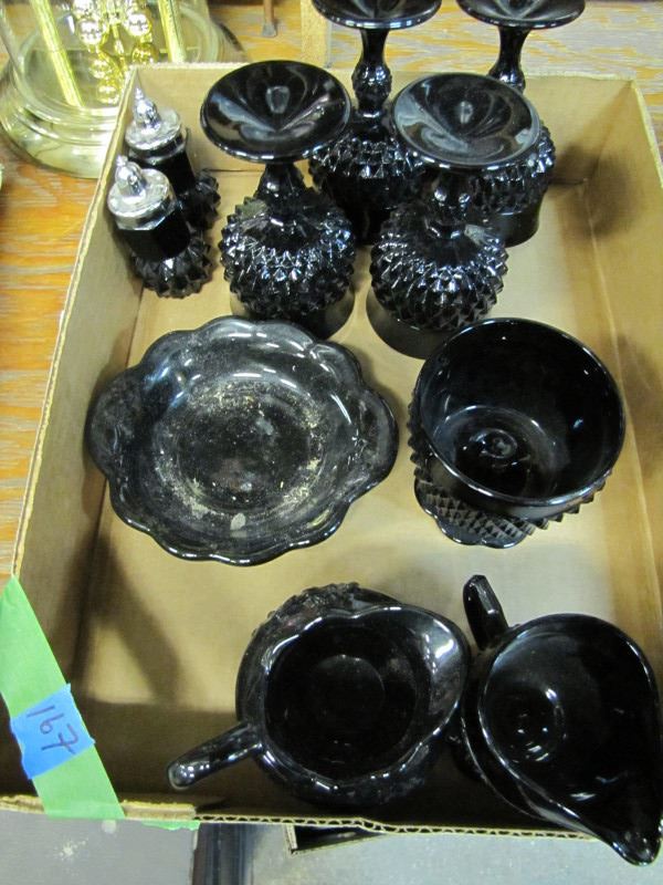 box diamond point glassware