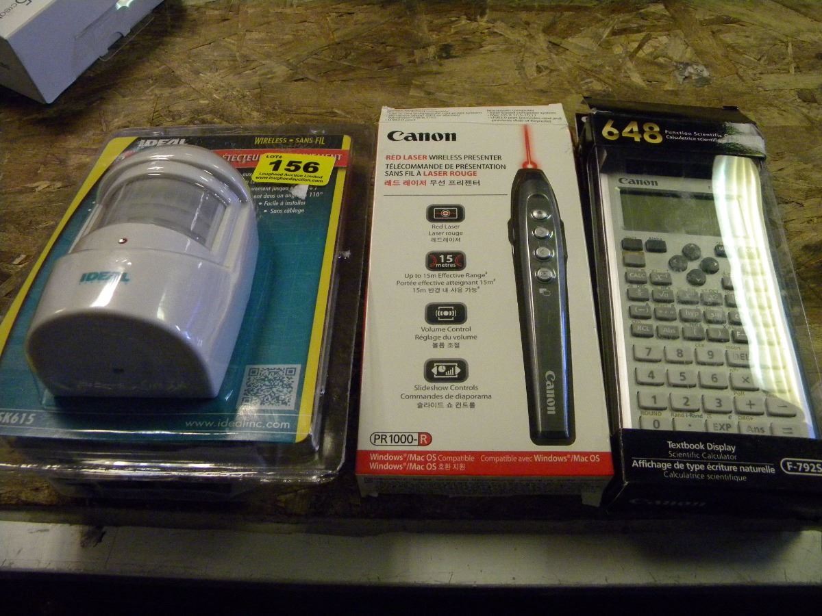 CANON SCIENTIFIC CALCULATOR/CANON RED LASER WIRELESS PRESENTER/IDEAL ...
