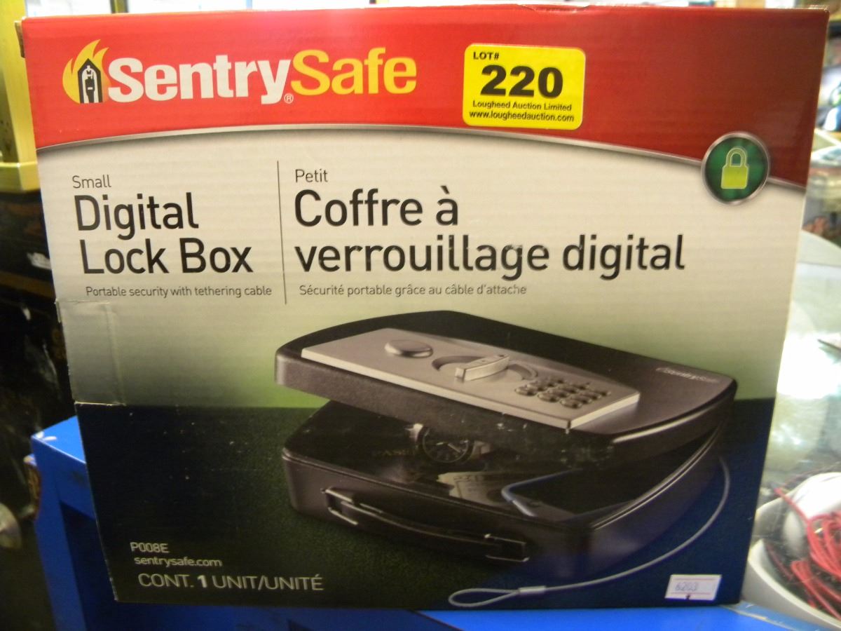 NEW SENTRY SAFE SMALL DIGITAL LOCK BOX
