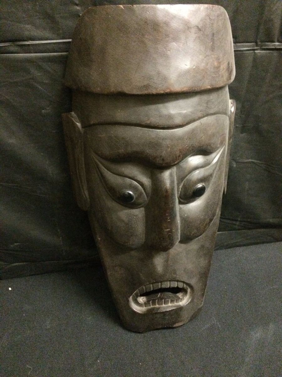 NATIVE HAND CARVED MASK
