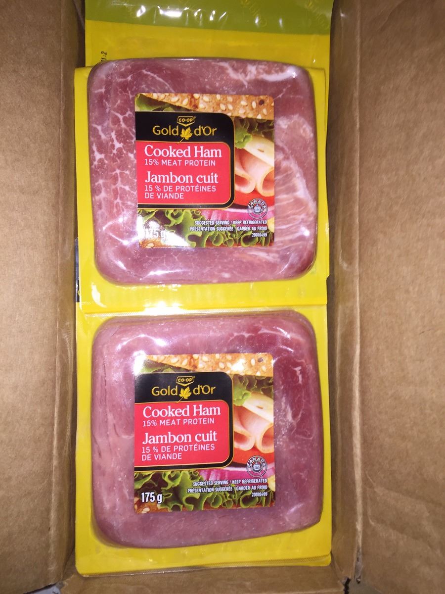 GOLD D'OR SLICED COOKED HAM - PER CASE