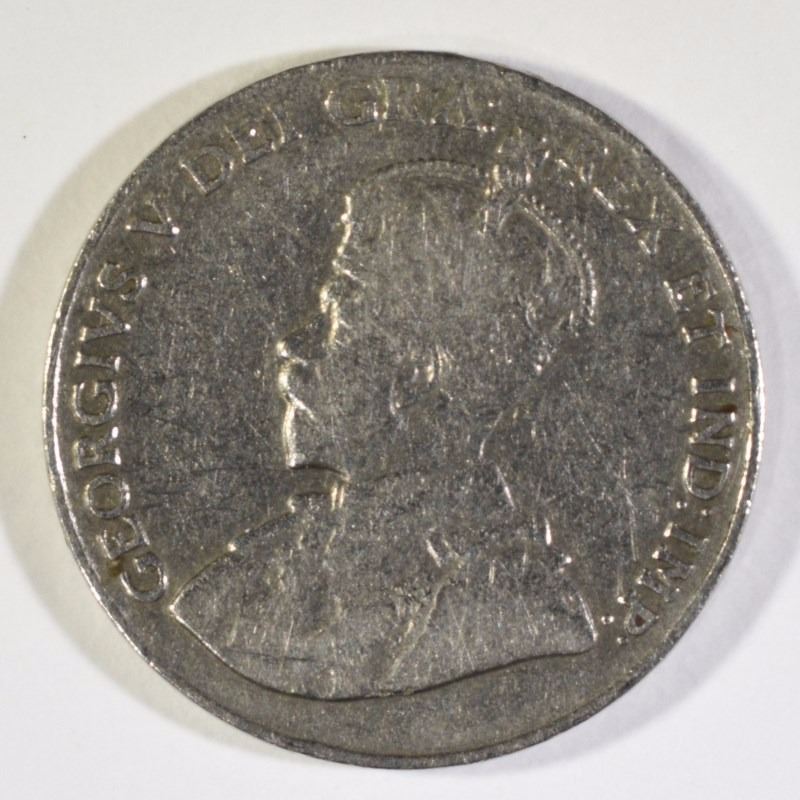 1925 CANADIAN NICKEL, NICE CIRC. RARE KEY COIN!