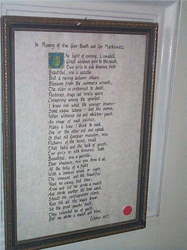 IN MEMORY OF EVA GORE-BOOTH AND CON MARKIEVICZ, a careful transcription ...