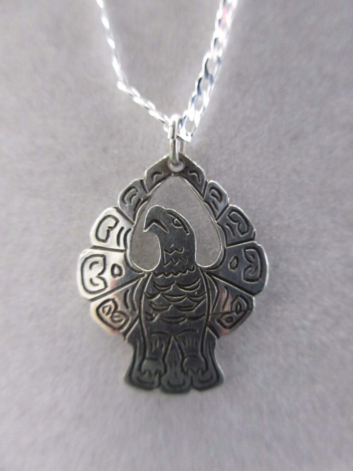 First Nations Bald Eagle motif Necklace