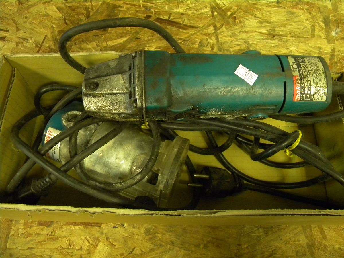 MAKITA GRINDER AND MINI ROUTER