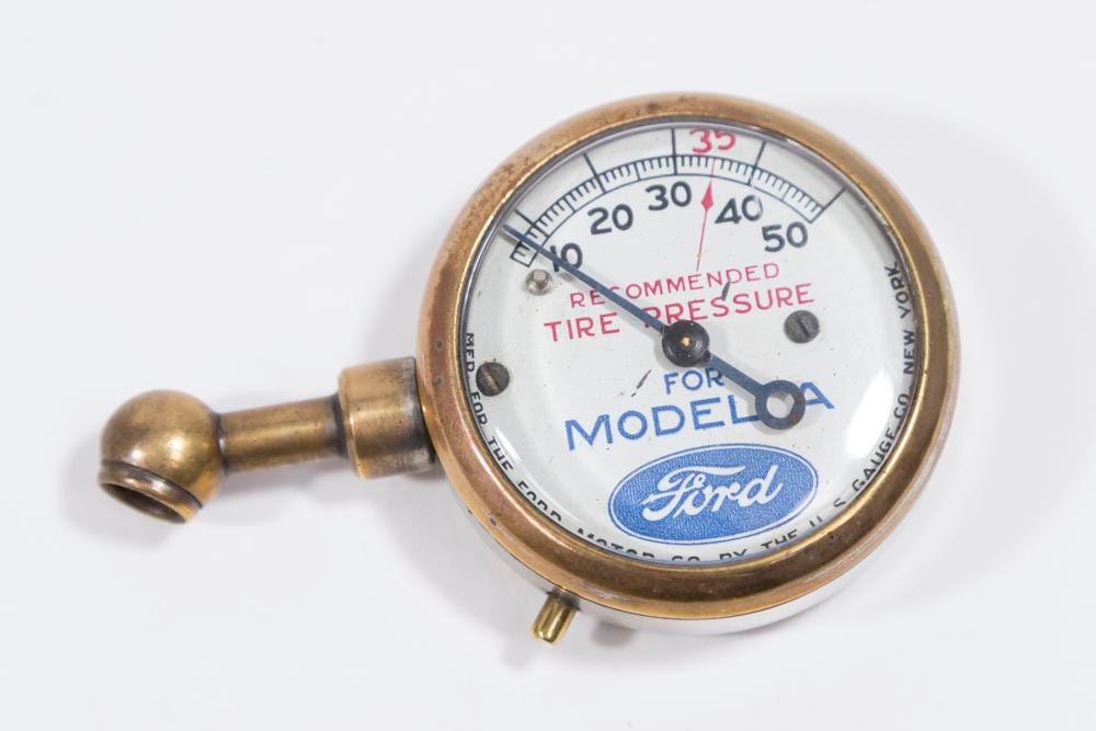 Antique Ford Model A Tire Pressure Guage