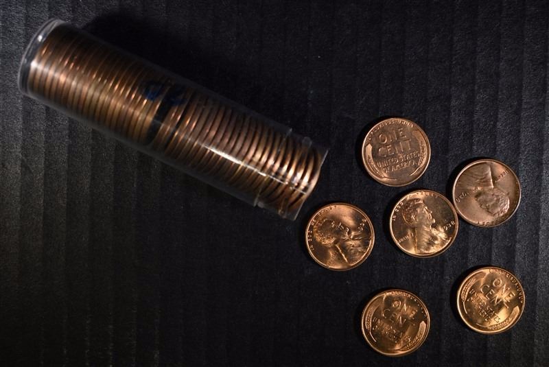 BU ROLL OF 1938 LINCOLN CENTS