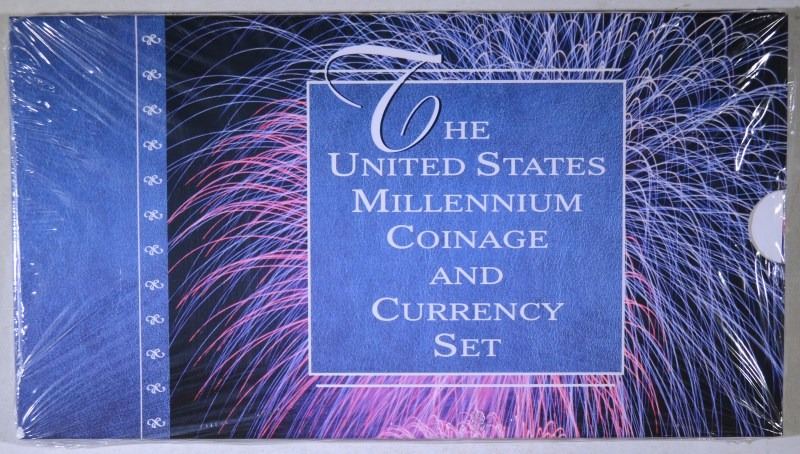 THE UNITED STATES MILLENNIUM COINAGE AND CURRENCY SET - MINT ISSUED SEALED
