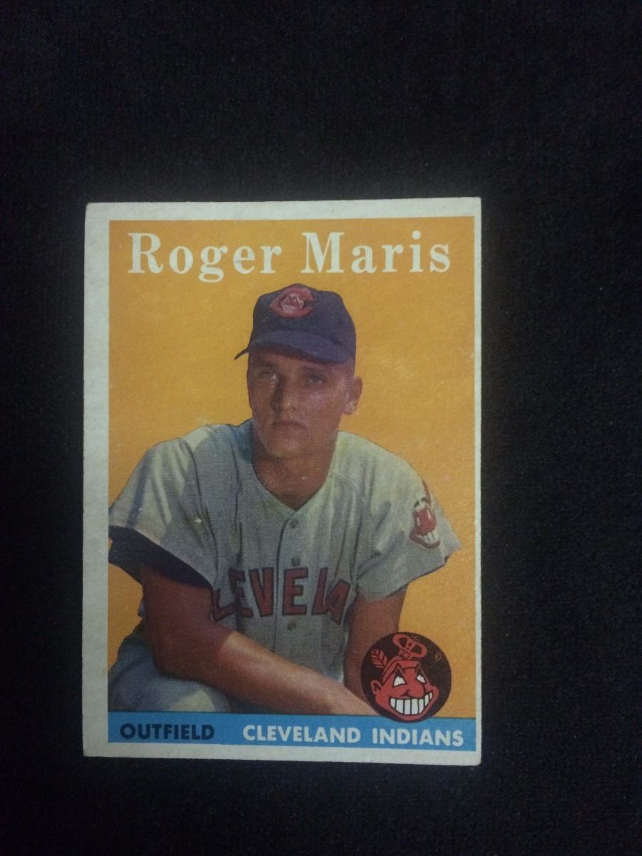 1958 TOPPS ROGER MARIS ROOKIE BASEBALL CARD