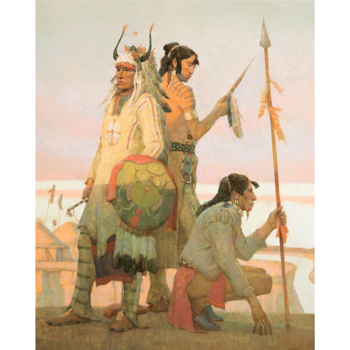 Hidatsa Tribesmen