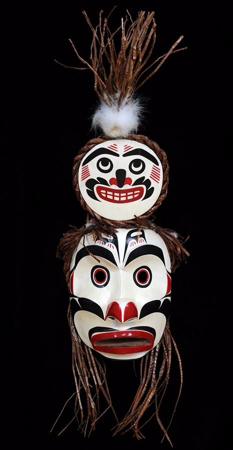 Kwakwaka'wakw Full Moon Mask Carved by Dave Jacobson - Alert Bay, B.C ...