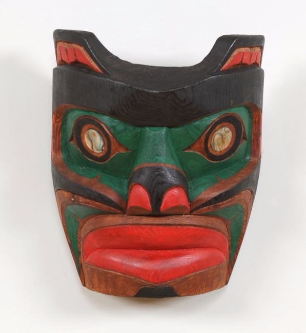 Kwakwaka'wakw Bear Spirit Mask Carved by John Sharkey - Campbell River ...