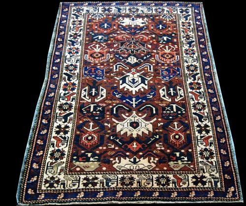 Very rare antique Russian Soviet era Shirvan Rug