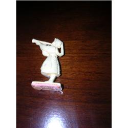 Miniature ivory statue of girl