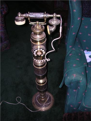 Brass Standing Telephone