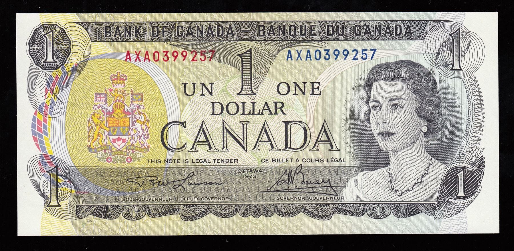 Bank Of Canada 1 1973 Test Note bank-of-canada-1-1973-test-note