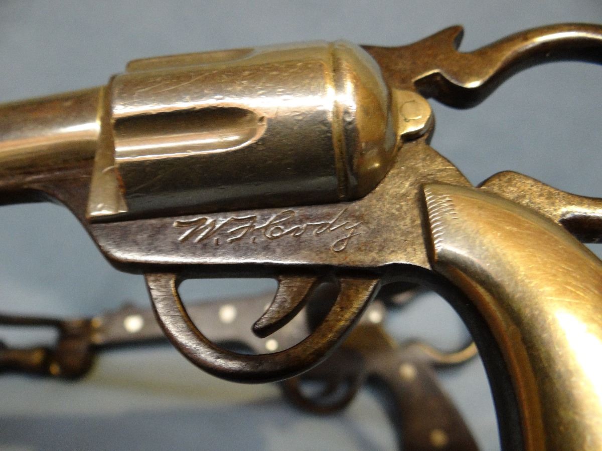 W.F. Cody pistol bit, North & Judd, nickel-mounted, iron cast with Cody ...