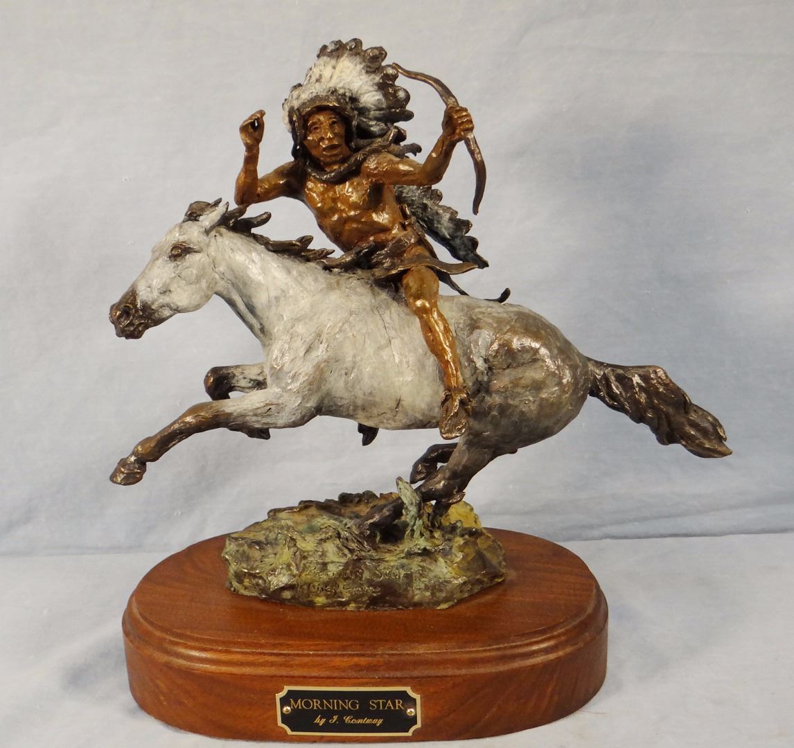 Jay Contway, Morning Star bronze , 11" w x 12" h, 31/50