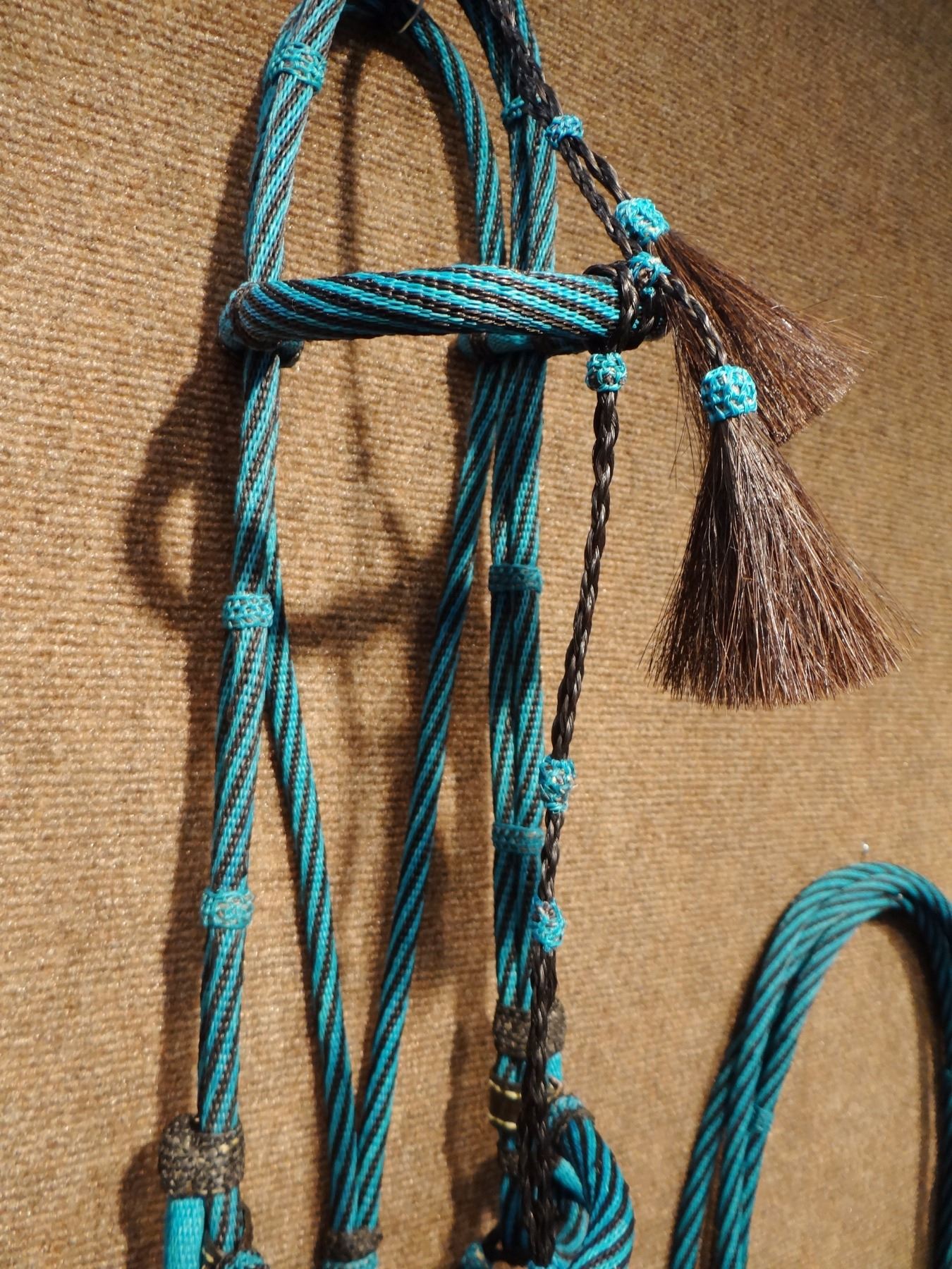 Hitched Horsehair Bridle, South Dakota State Prison, Round Hitch
