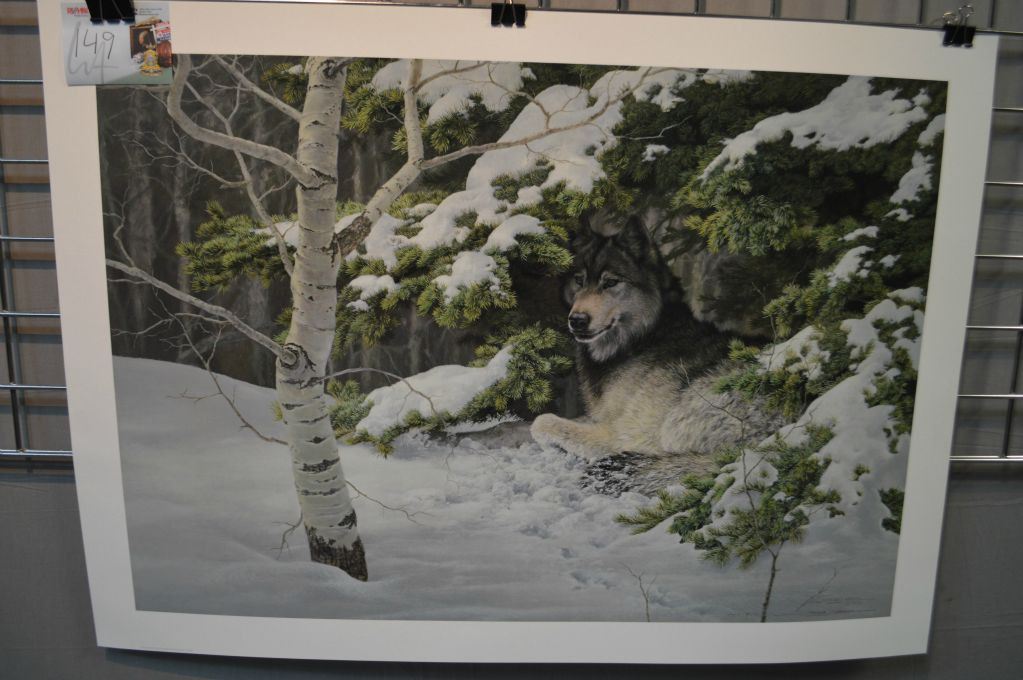 Unframed limited edition print "Edge of the Woods" 274/950 pencil ...