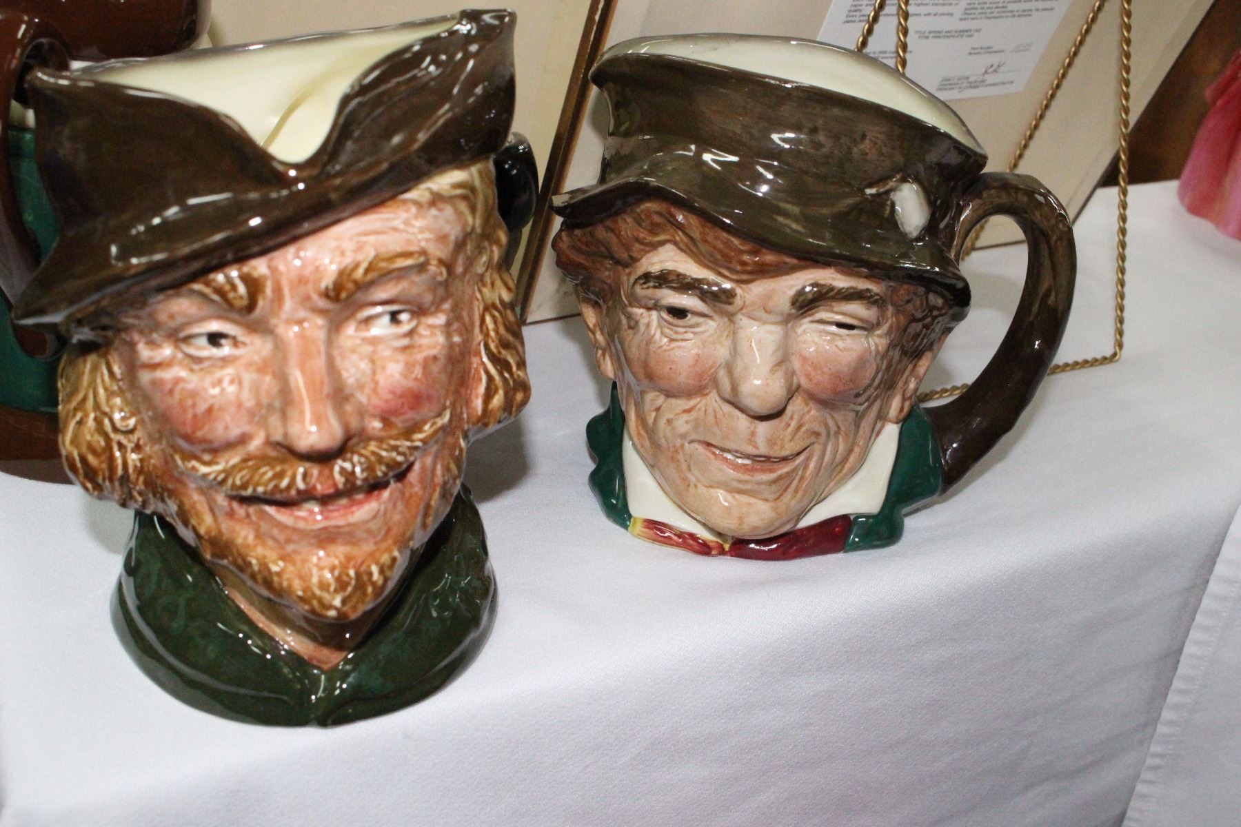Two Large Toby Mugs