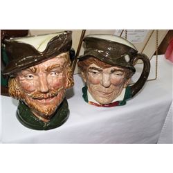 Two Large Toby Mugs