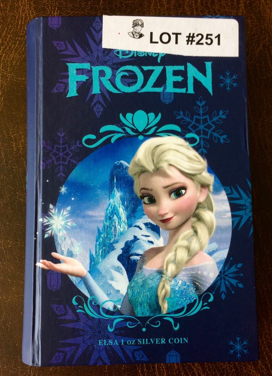 Niue Mint: 2016 Disney Frozen 1 Oz .999 pure Silver Coin - Snow Queen ...