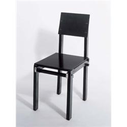 GERRIT RIETVELD MILITARY CHAIR 1, CA. 1923 MANUFACTURED BY GERARD VAN ...