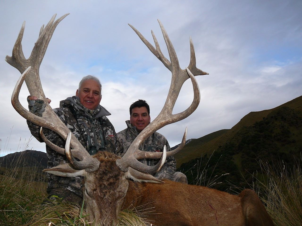 Red stag hunt for two hunters in Canterbury, New Zealand (4 days)