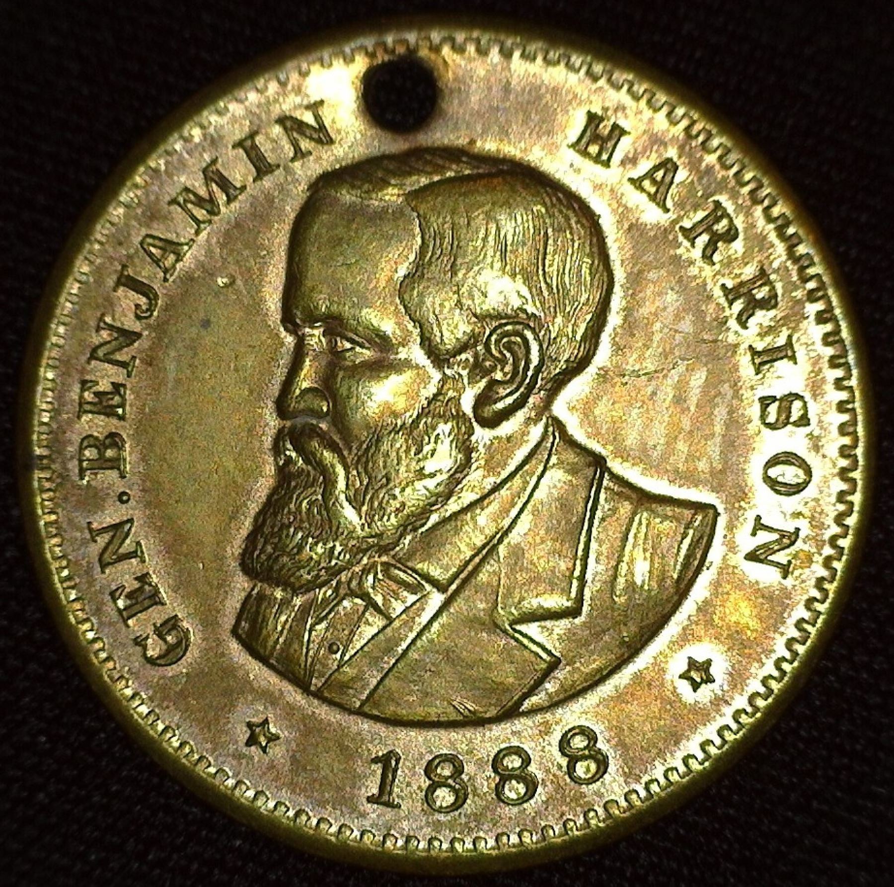 1888 "General Benjamin Harrison", "Republican Candidate For President ...