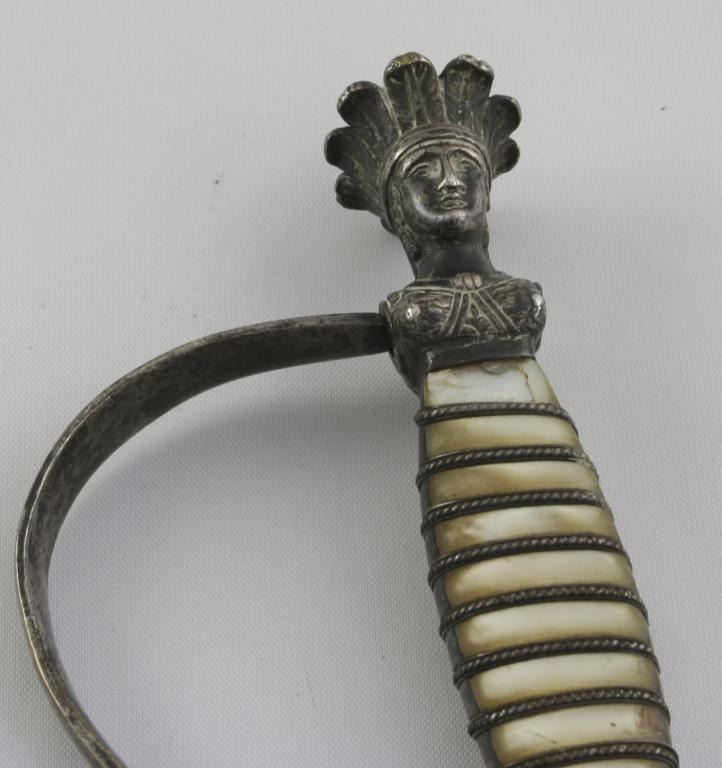1830 Indian Princess Pommel Officer's Sword